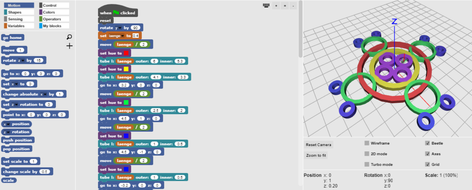 Allgemeines und eine kurze Einführung zu Beetle Blocks – Education Innovation Studio